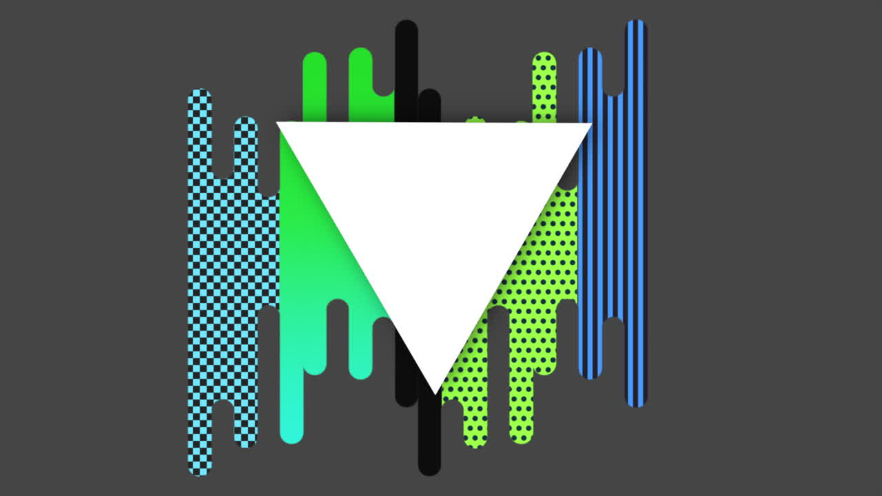 Premium stock video - Motion abstract geometric shapes and colourful ...