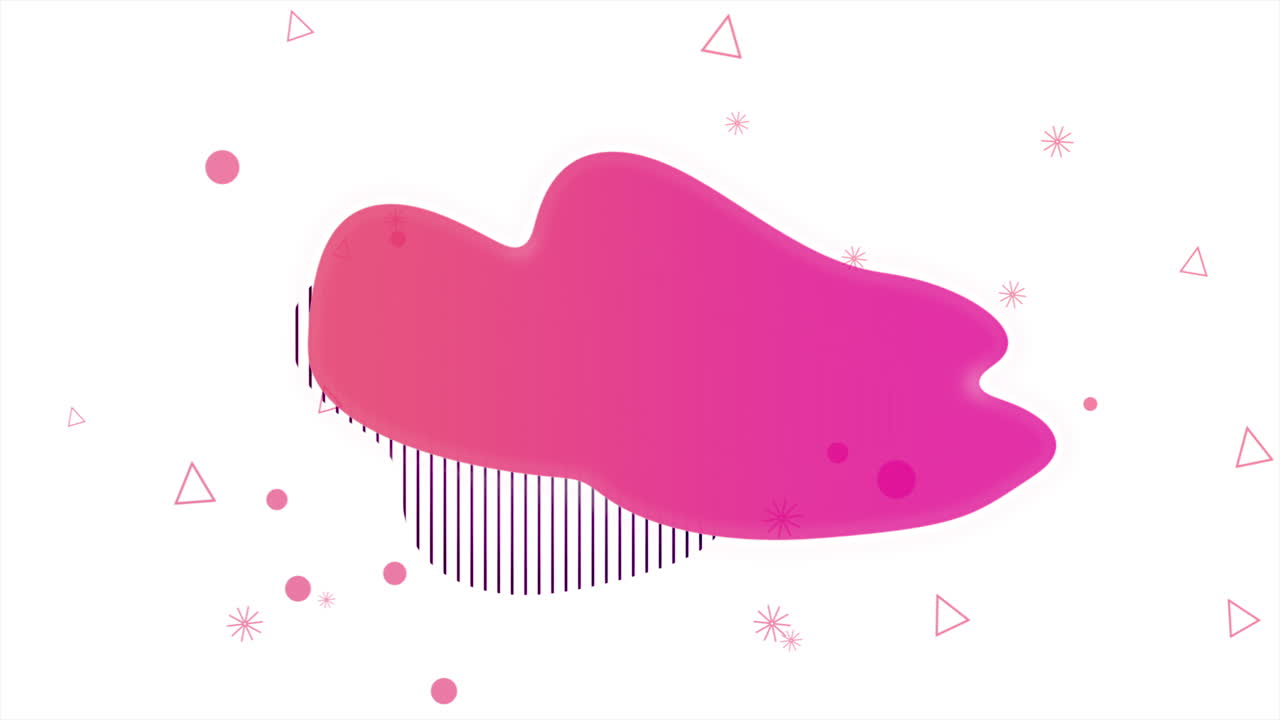 Premium stock video - Motion small geometric shapes and colourful ...