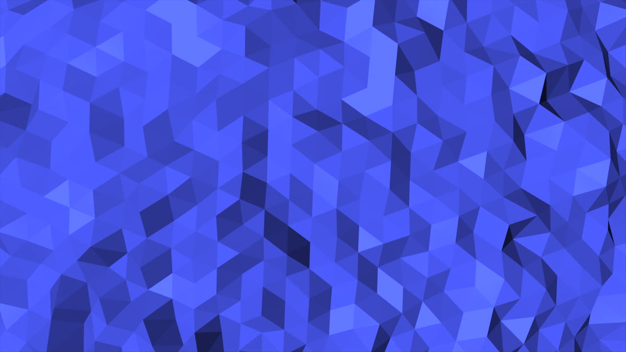 Premium stock video - Dark blue low poly abstract background