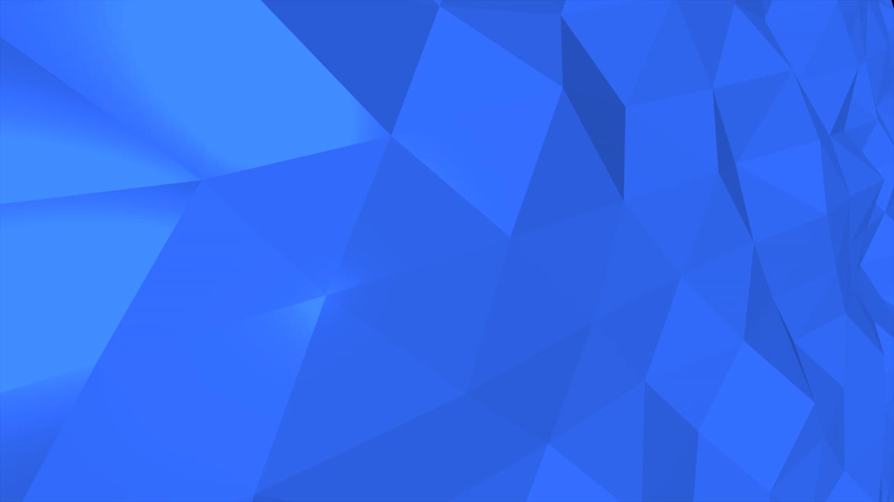 Premium stock video - Motion dark blue low poly abstract background 4
