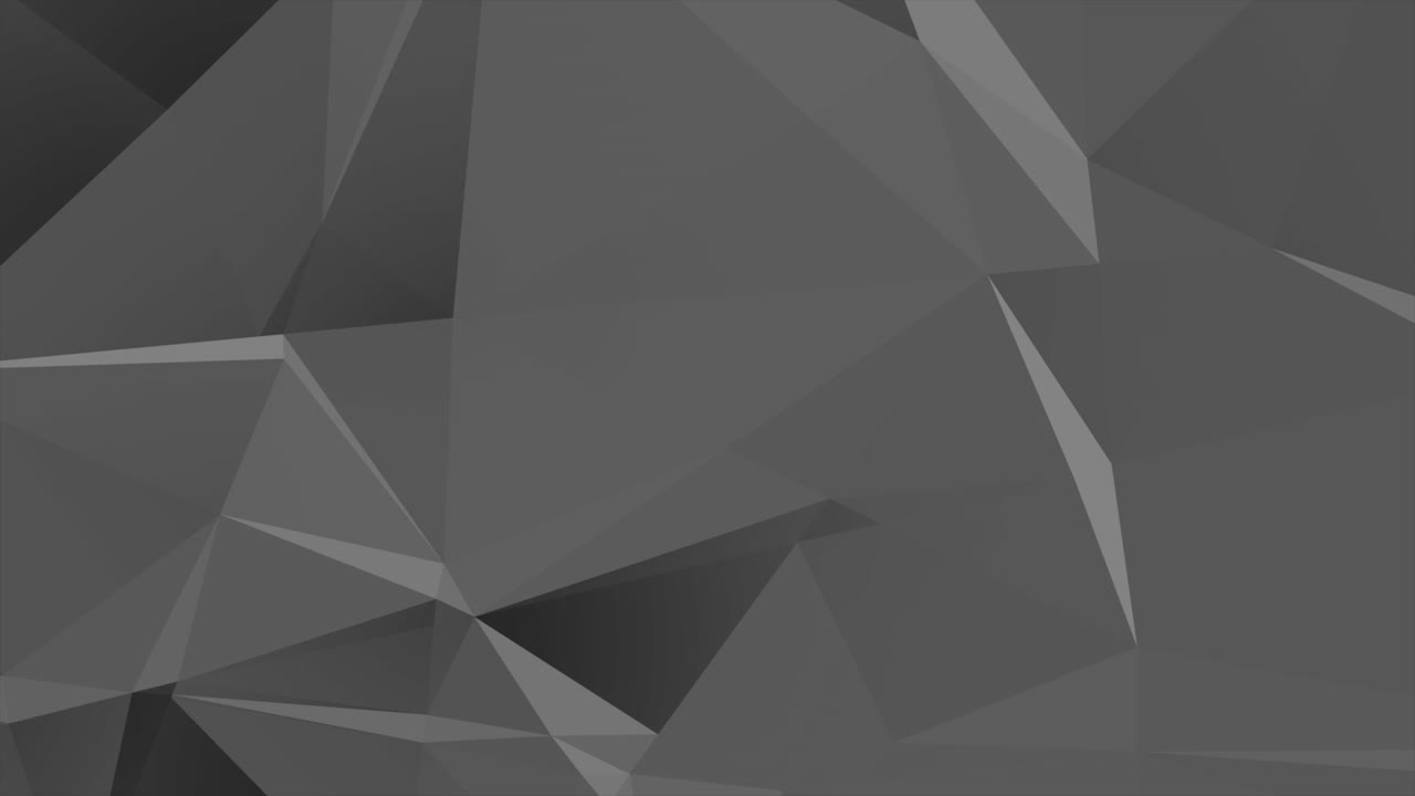 Premium stock video - Motion dark black low poly abstract background 4