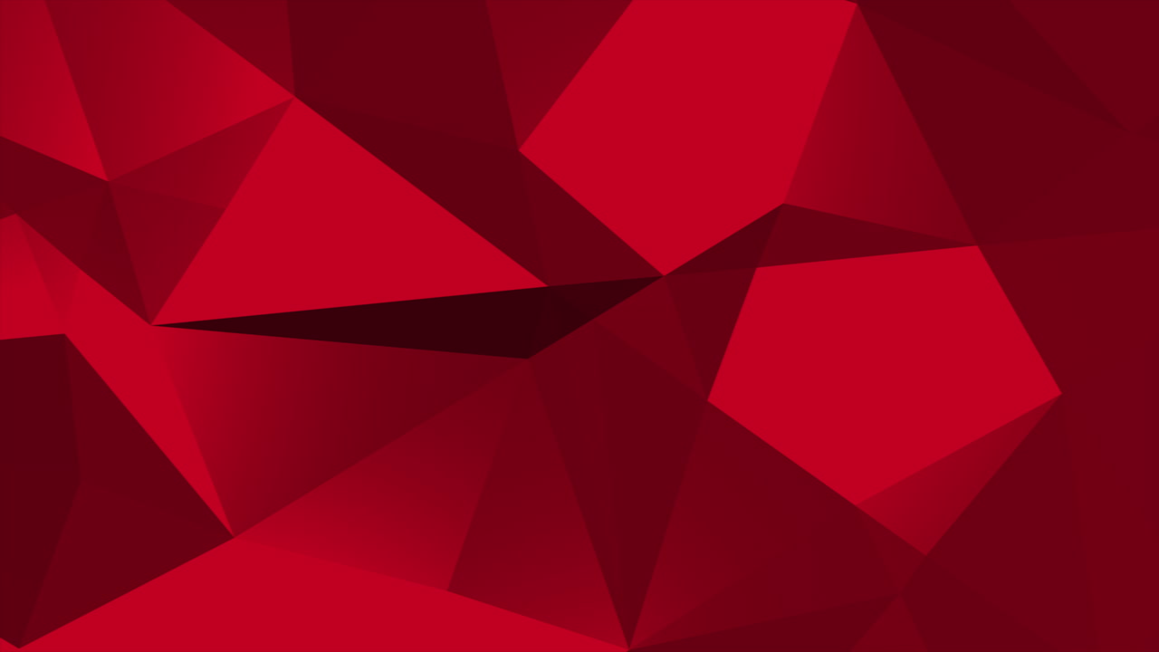 Premium stock video - Motion dark red low poly abstract background 1