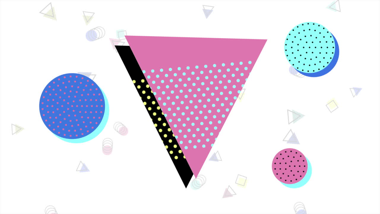 Premium stock video - Motion abstract geometric shapes 11