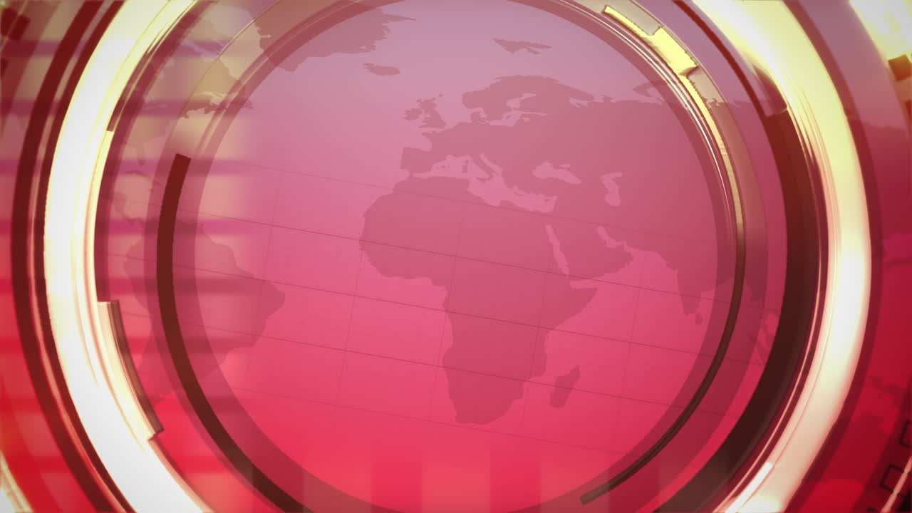 Premium stock video - News intro graphic animation with lines and circular shapes 30