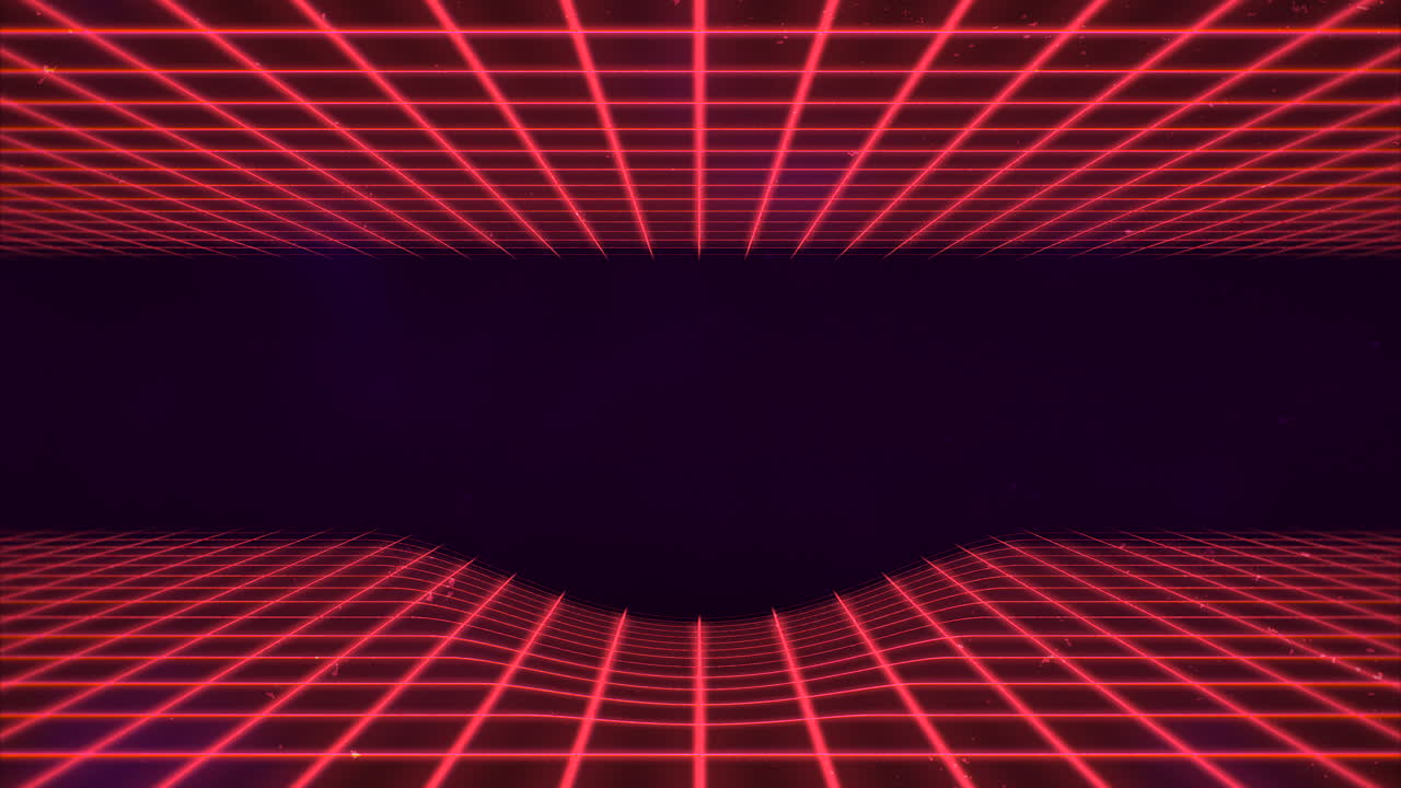 Premium stock video - Motion retro red lines abstract background