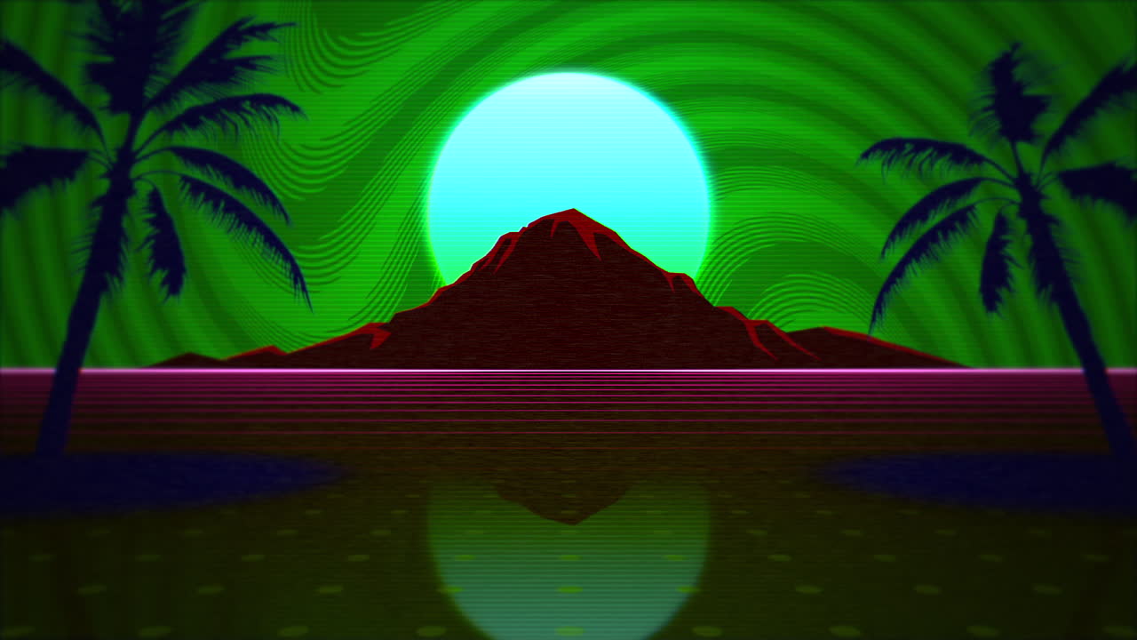 Premium stock video - Motion retro abstract background with red grid ...