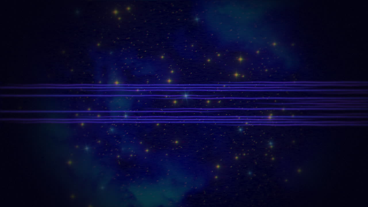 Premium stock video - Motion retro blue lines in space with abstract ...