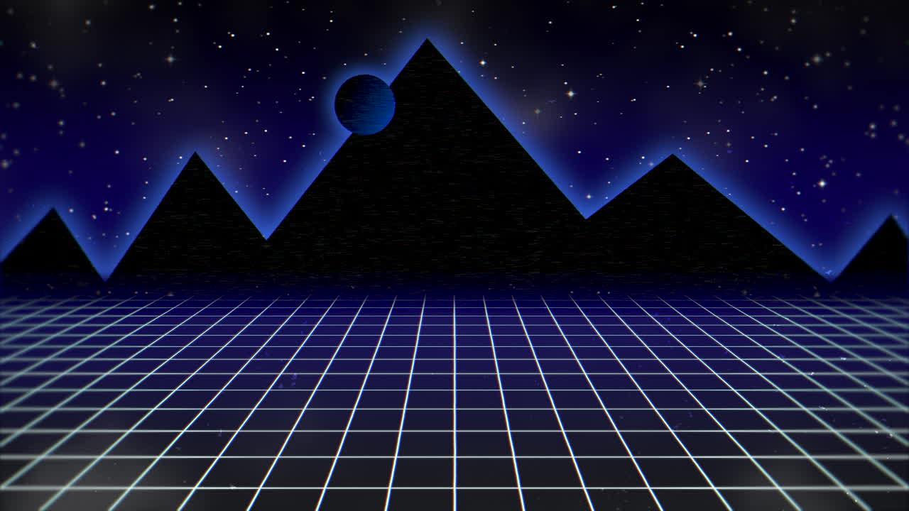 Premium stock video - Motion retro abstract background with white grid ...