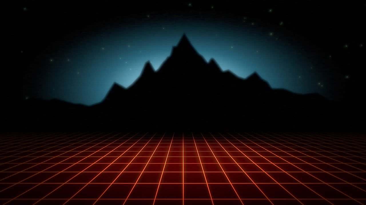 Premium stock video - Motion retro abstract background with red grid ...