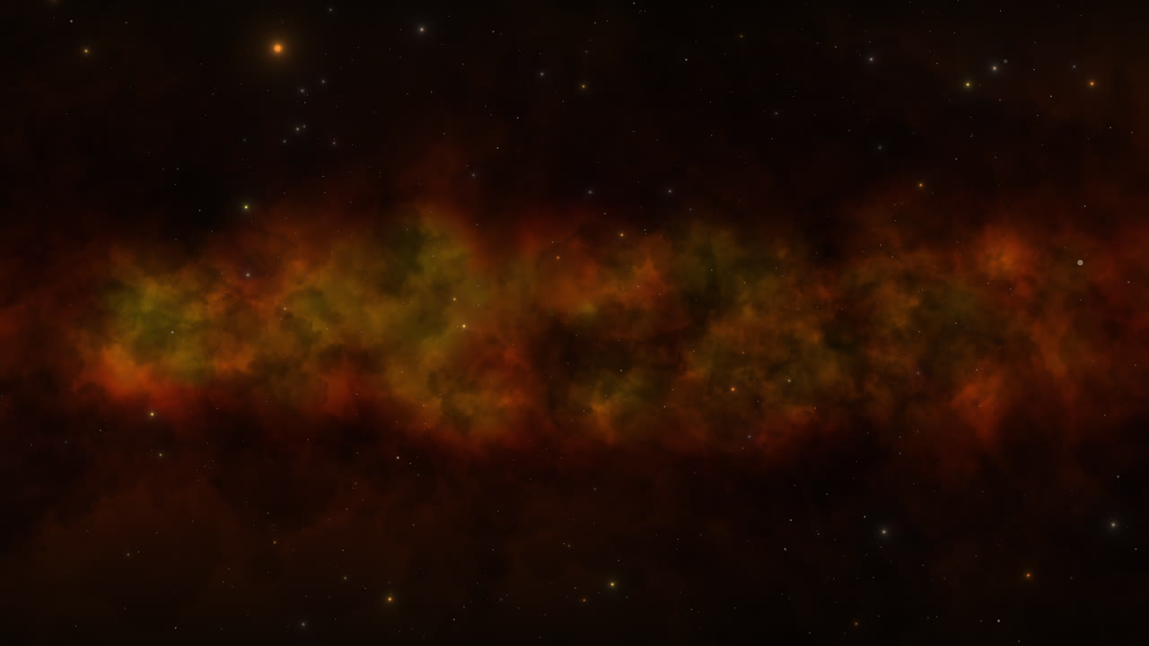 Premium stock video - Motion particles and stars in galaxy 4