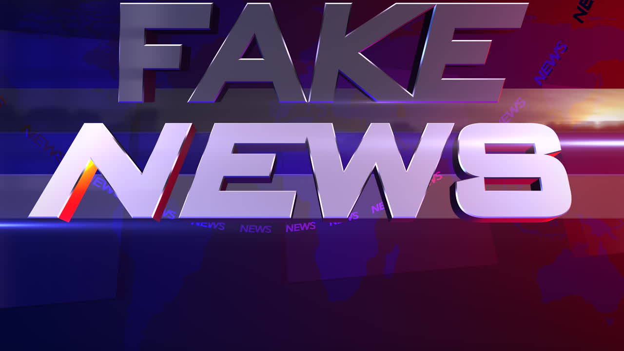 Premium stock video - Animation text fake news and news intro graphic Premium stock video - Animation text fake news and news intro graphic