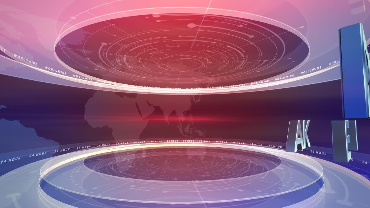 Premium stock video - Text news breaking and news intro graphic with lines 1