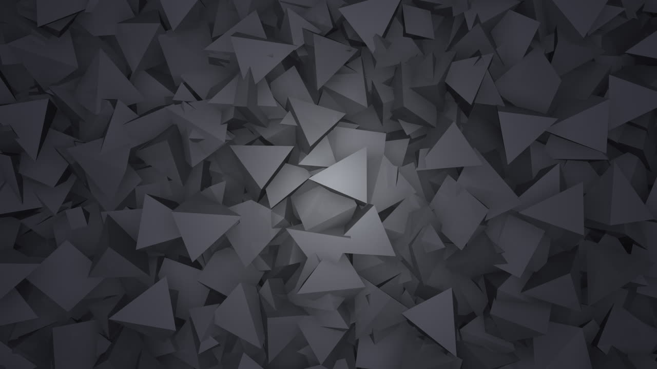 Premium stock video - Motion dark black geometric shapes abstract ...