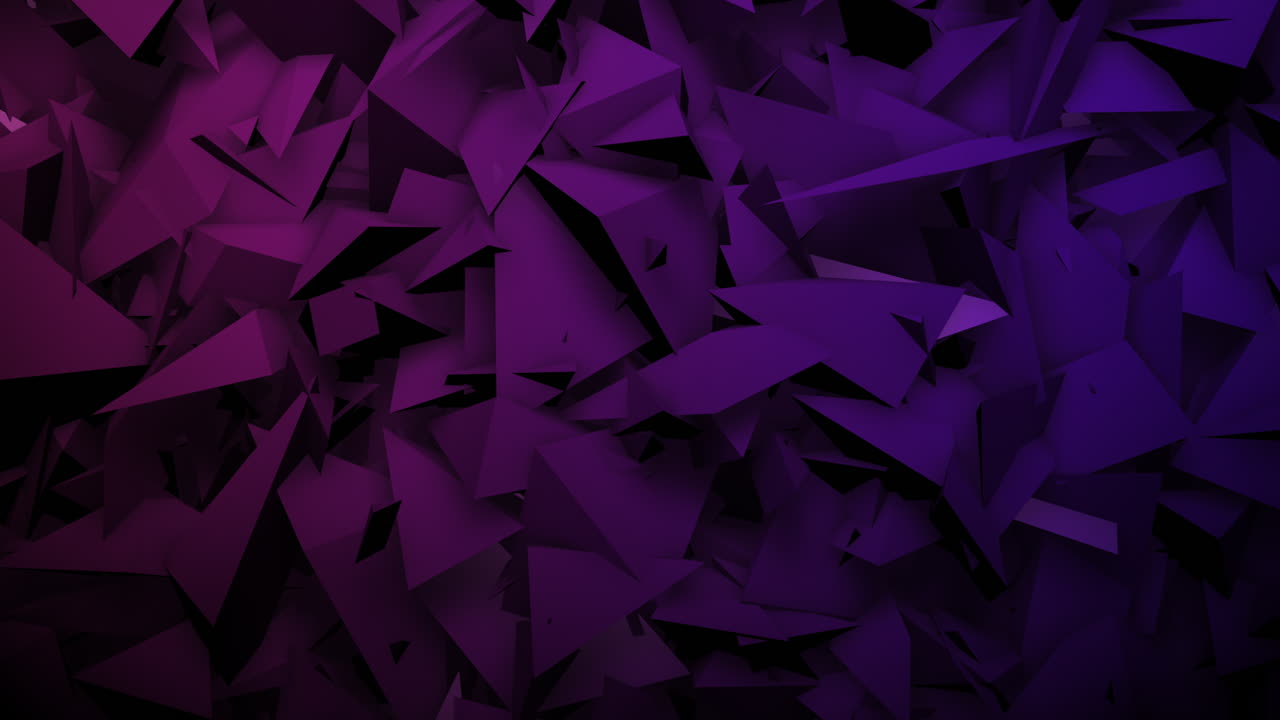 Premium stock video - Motion dark purple geometric shapes abstract ...