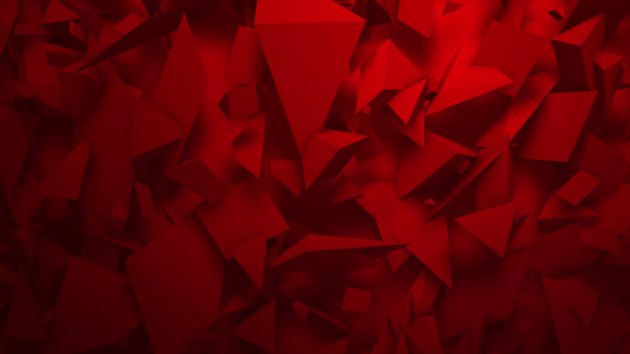 Premium stock video - Motion dark red triangles shapes abstract ...