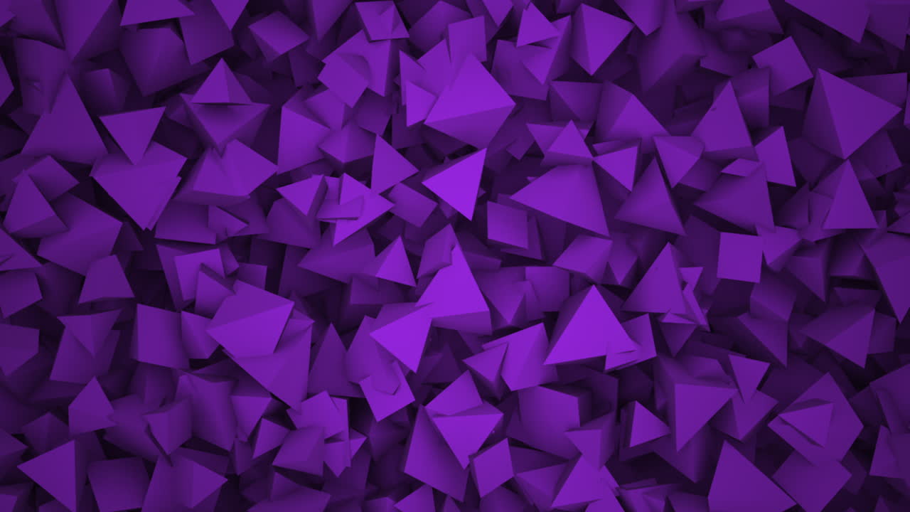Premium stock video - Motion dark purple geometric shapes abstract ...