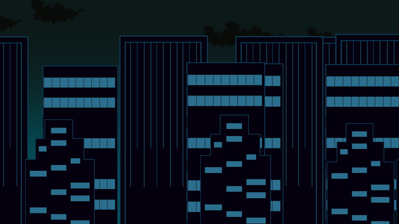 Premium stock video - Cartoon animation background with motion clouds ...