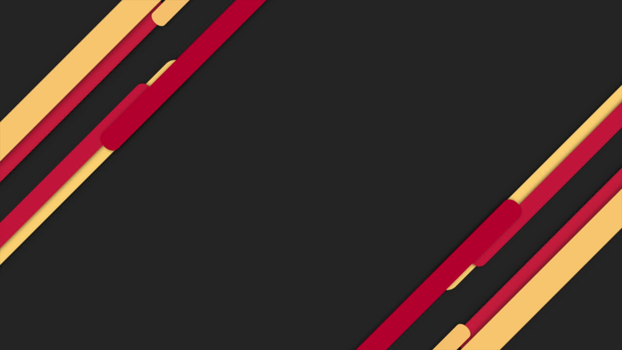 Premium stock video - Motion intro geometric yellow and red lines ...