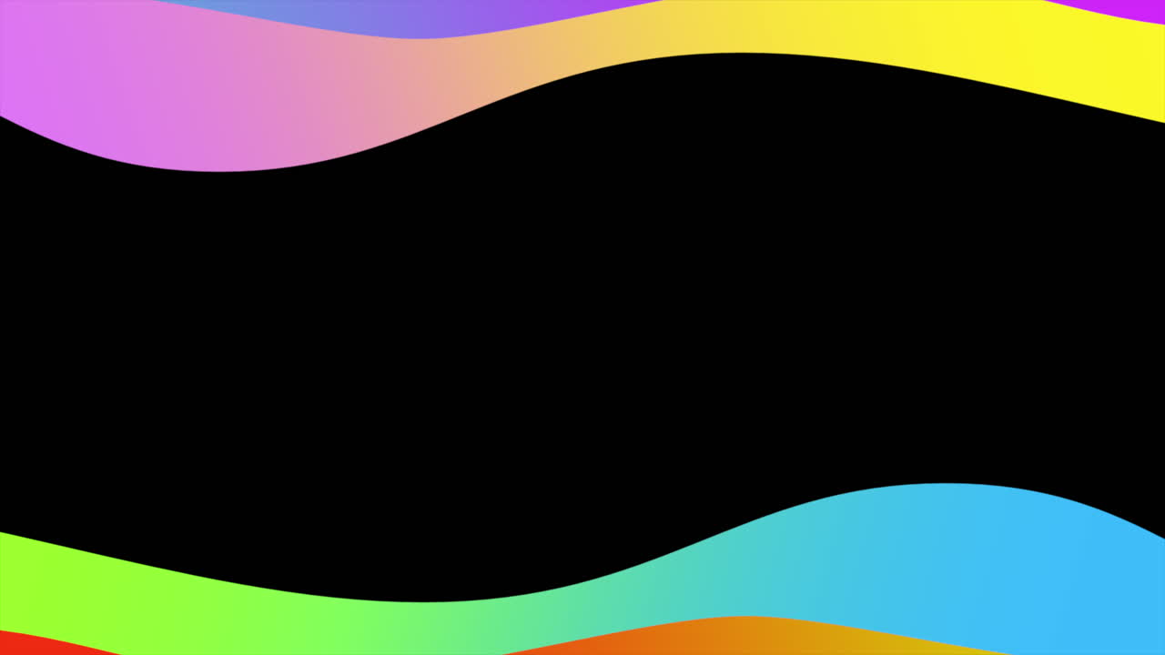 Premium stock video - Motion geometric gradient colourful waves retro ...