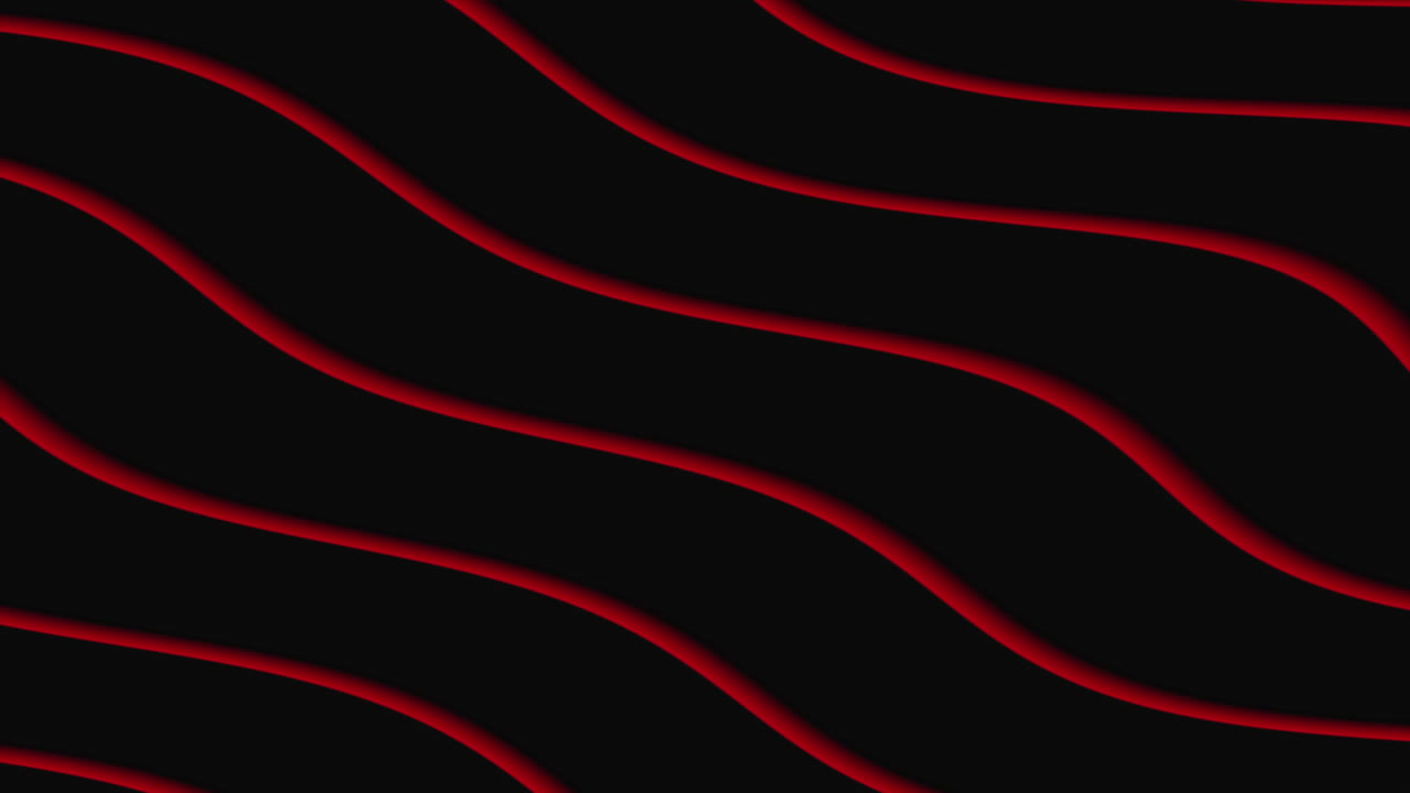 Premium stock video - Motion abstract geometric red waves retro background