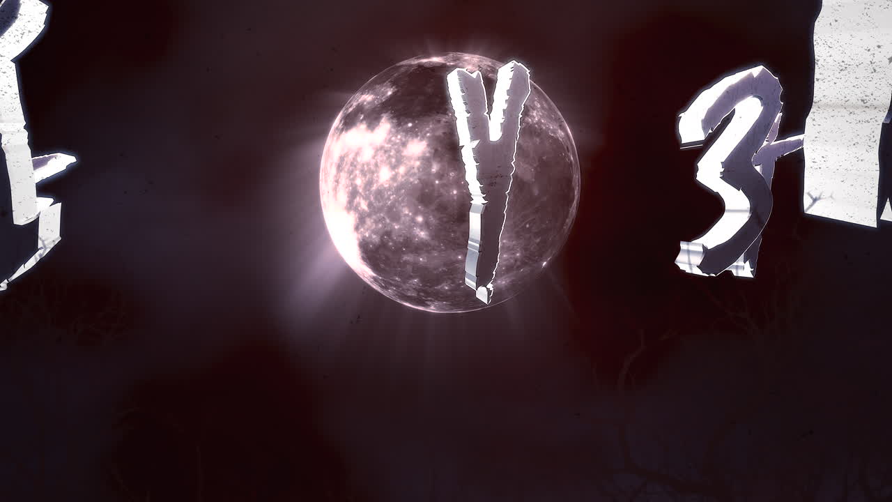 Premium stock video - Animation text friday 13th and mystical animation ...