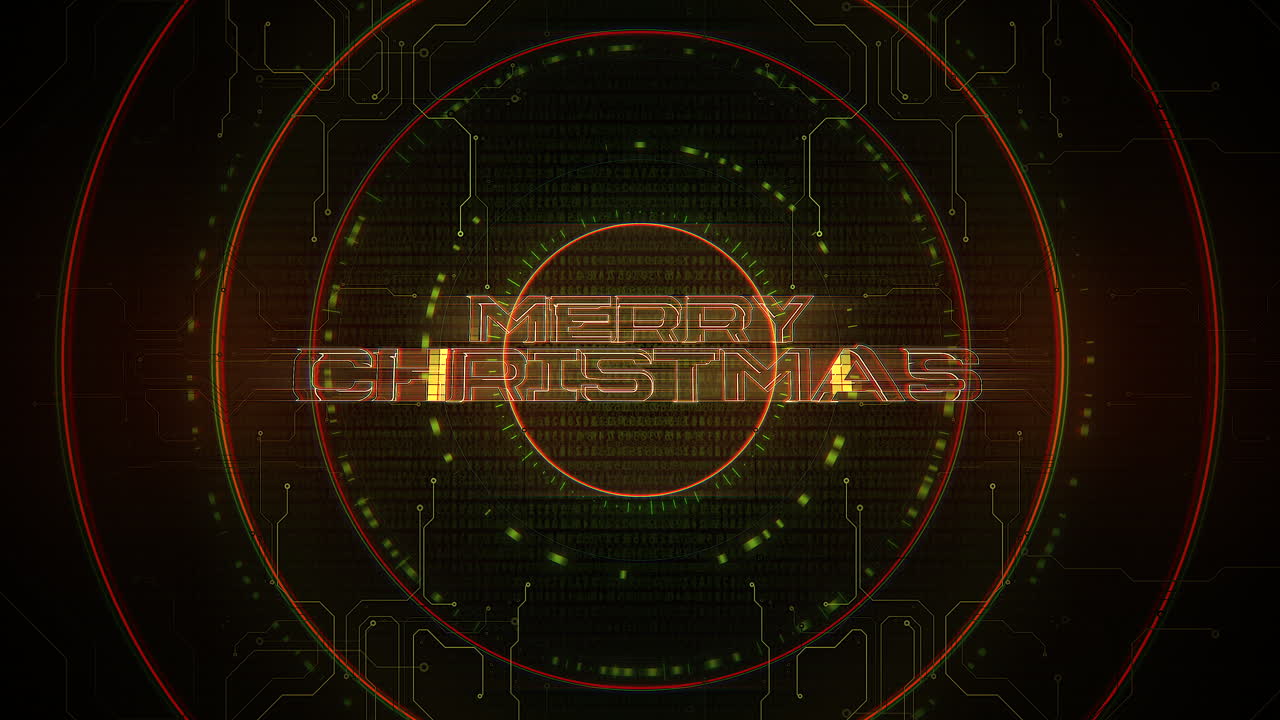 Premium stock video - Animation intro text merry christmas and ...