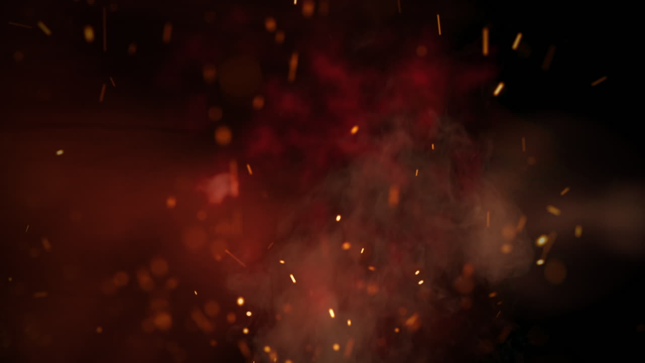 Premium stock video - Motion and fly particles on cinematic background ...