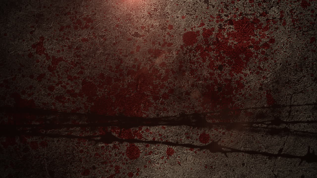 Premium stock video - Cinematic background with motion camera and blood ...