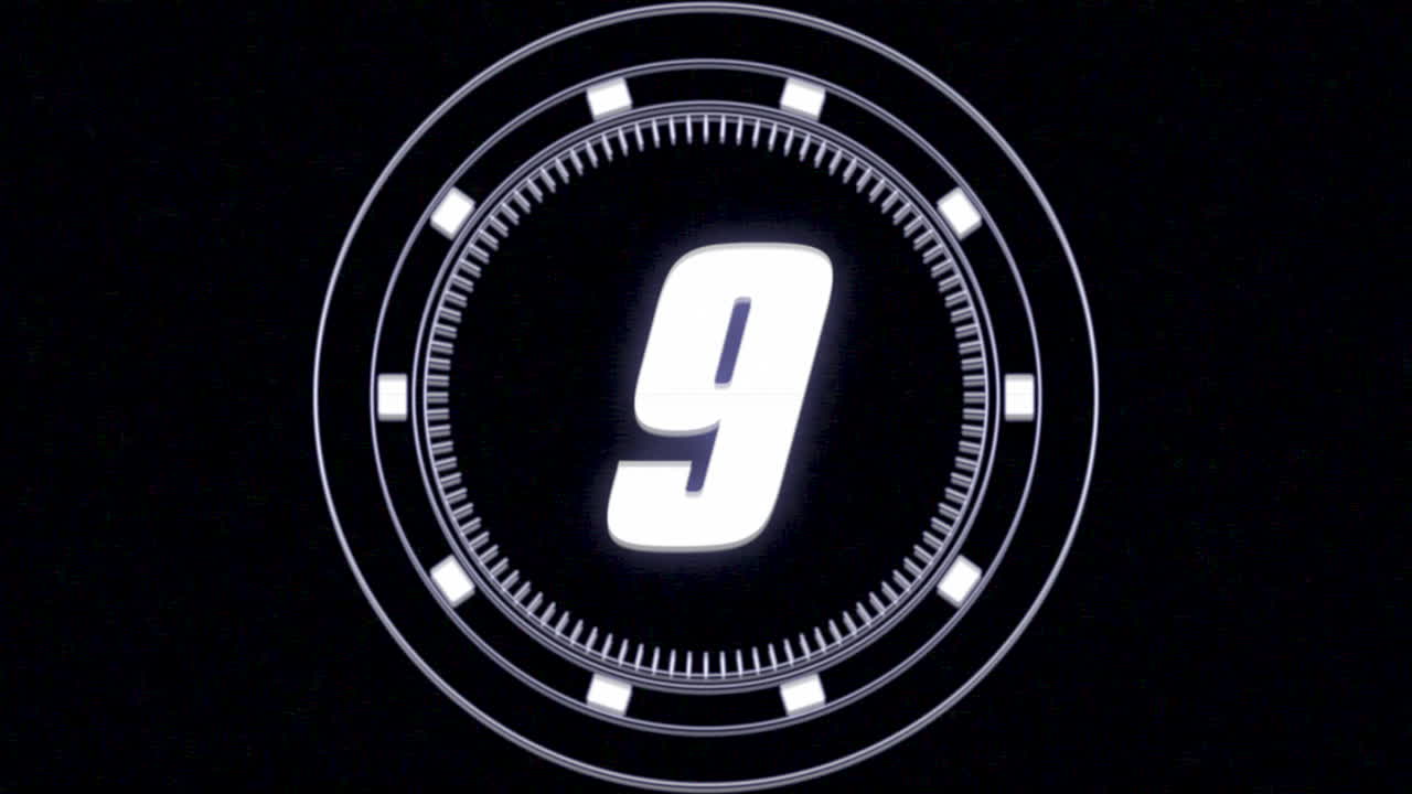 Premium stock video - Motion black digital film countdown abstract ...