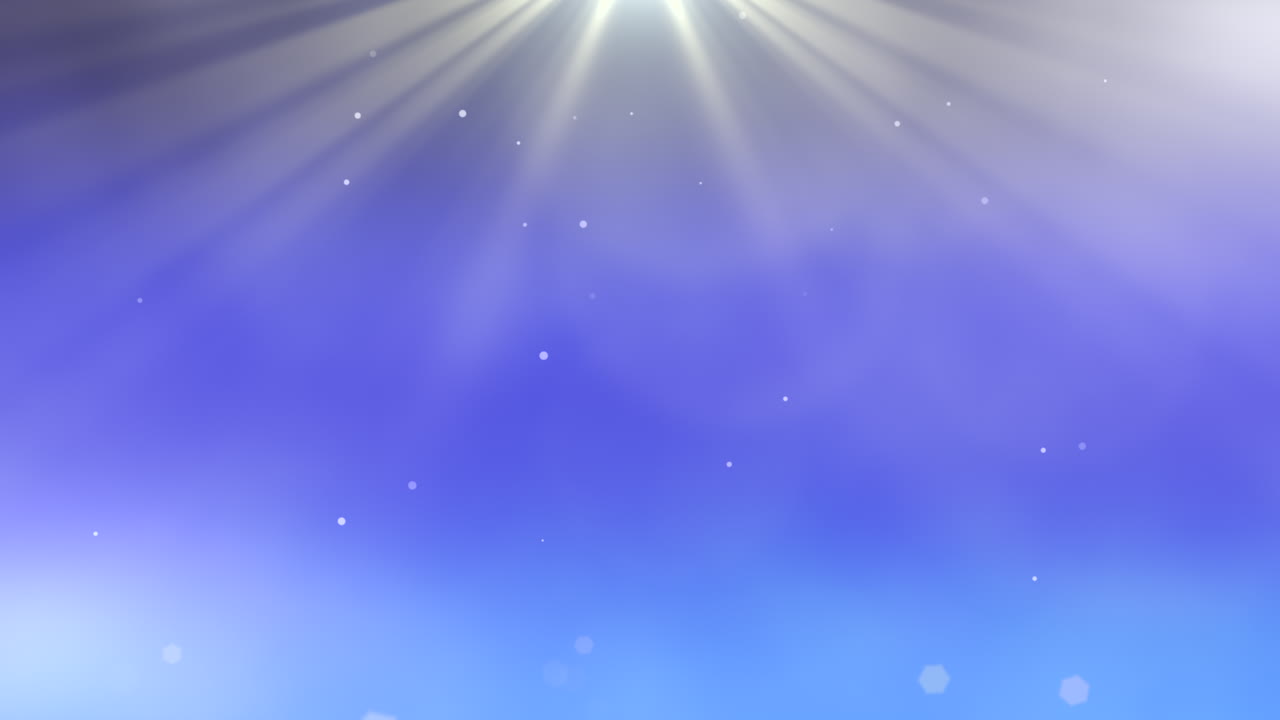 Premium stock video - Motion and fly white particles and light rays on ...