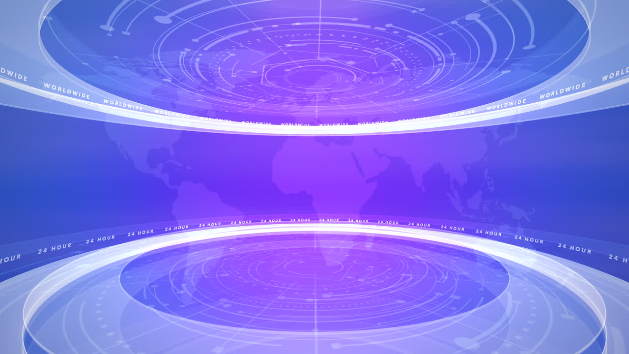Premium stock video - Intro news graphic animation in studio with ...