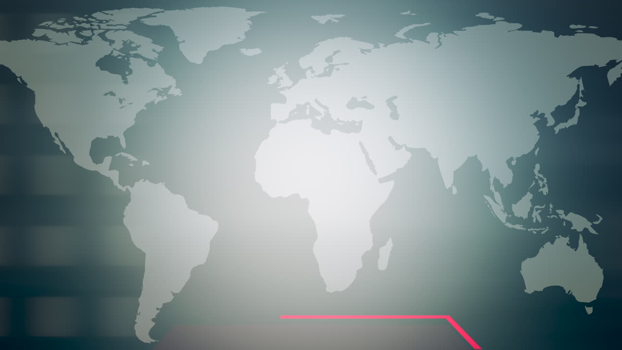 Premium stock video - News graphic animation with grid and world map ...