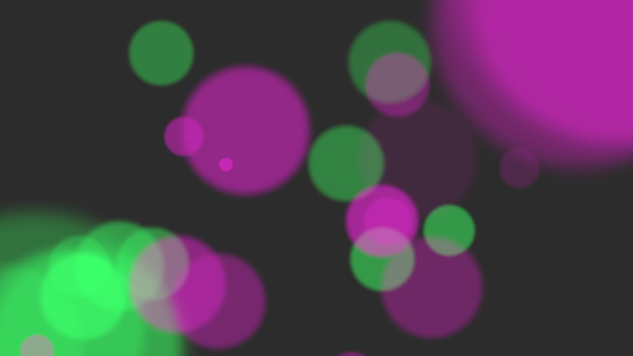 Premium stock video - Animation fly abstract purple and green bokeh and ...