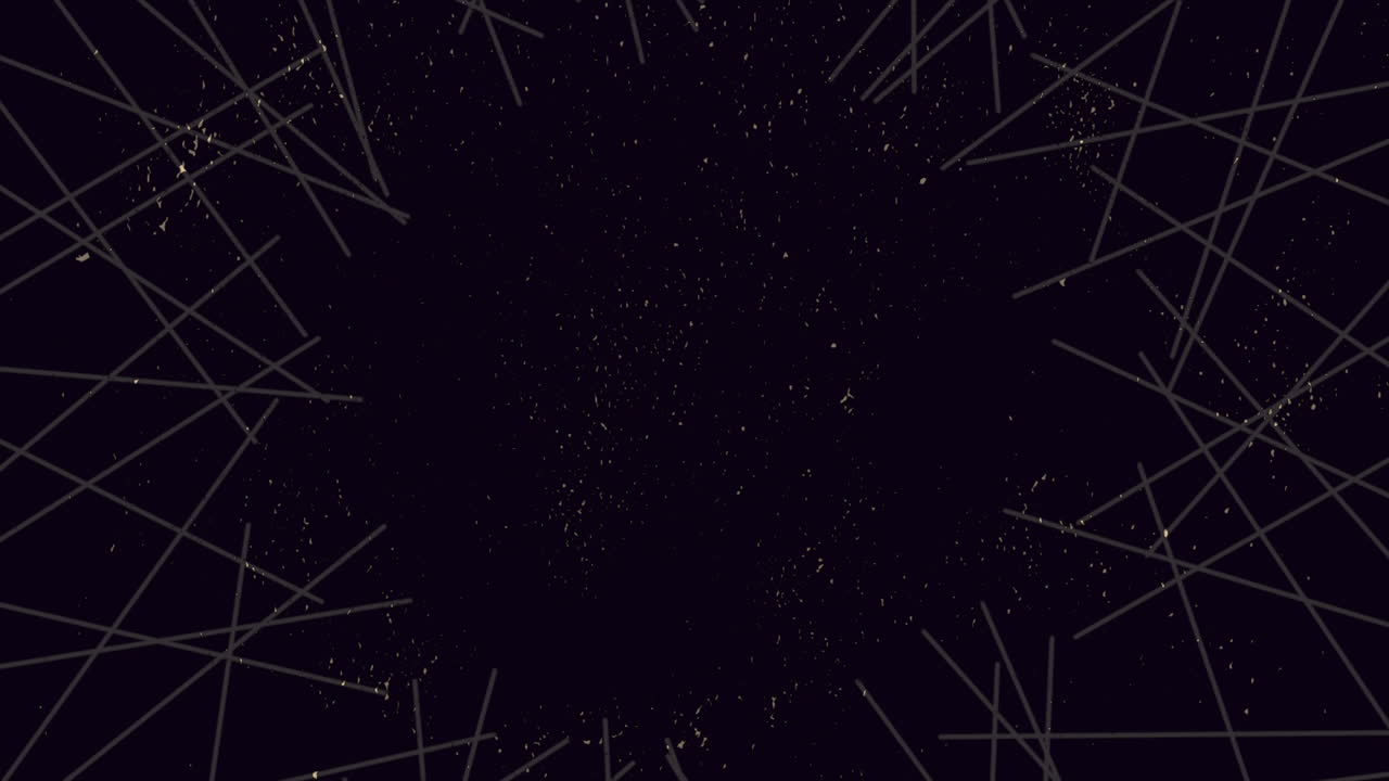 Premium stock video - Motion abstract geometric yellow lines retro ...