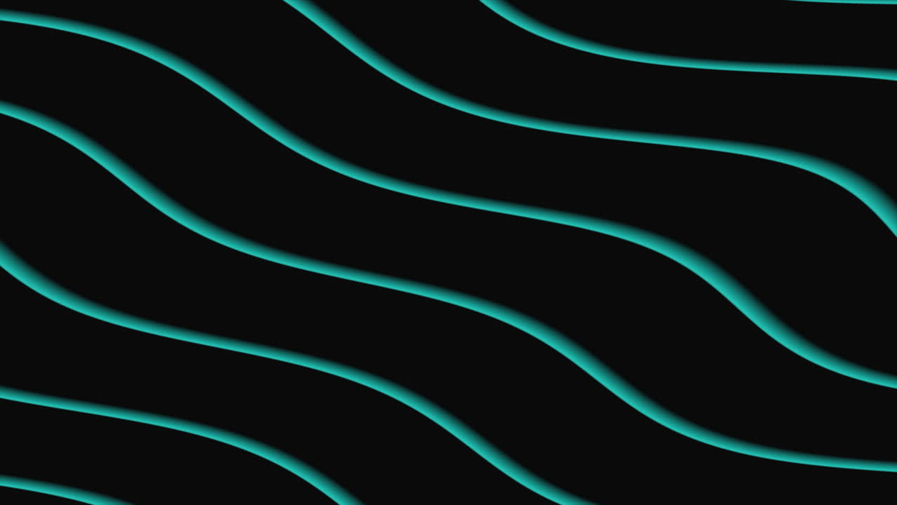 Premium stock video - Motion abstract geometric green waves retro ...