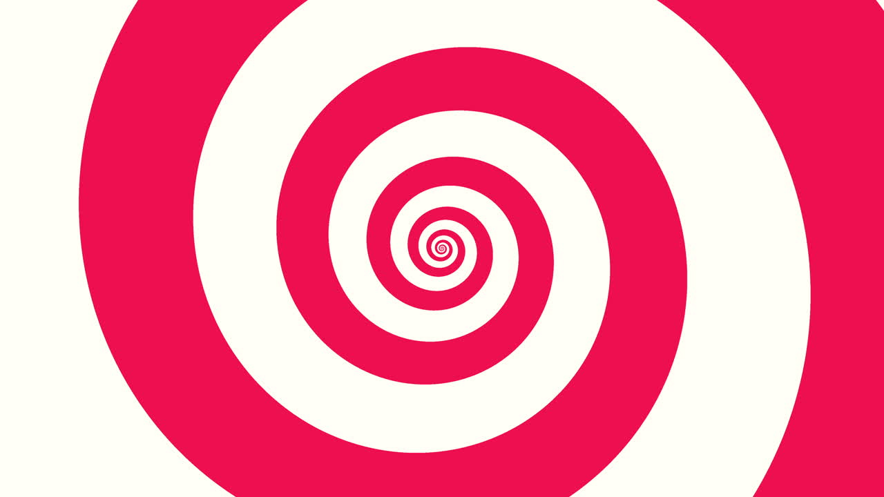 Vídeo Premium - Movimiento introducción geométrico rojo espiral líneas ...