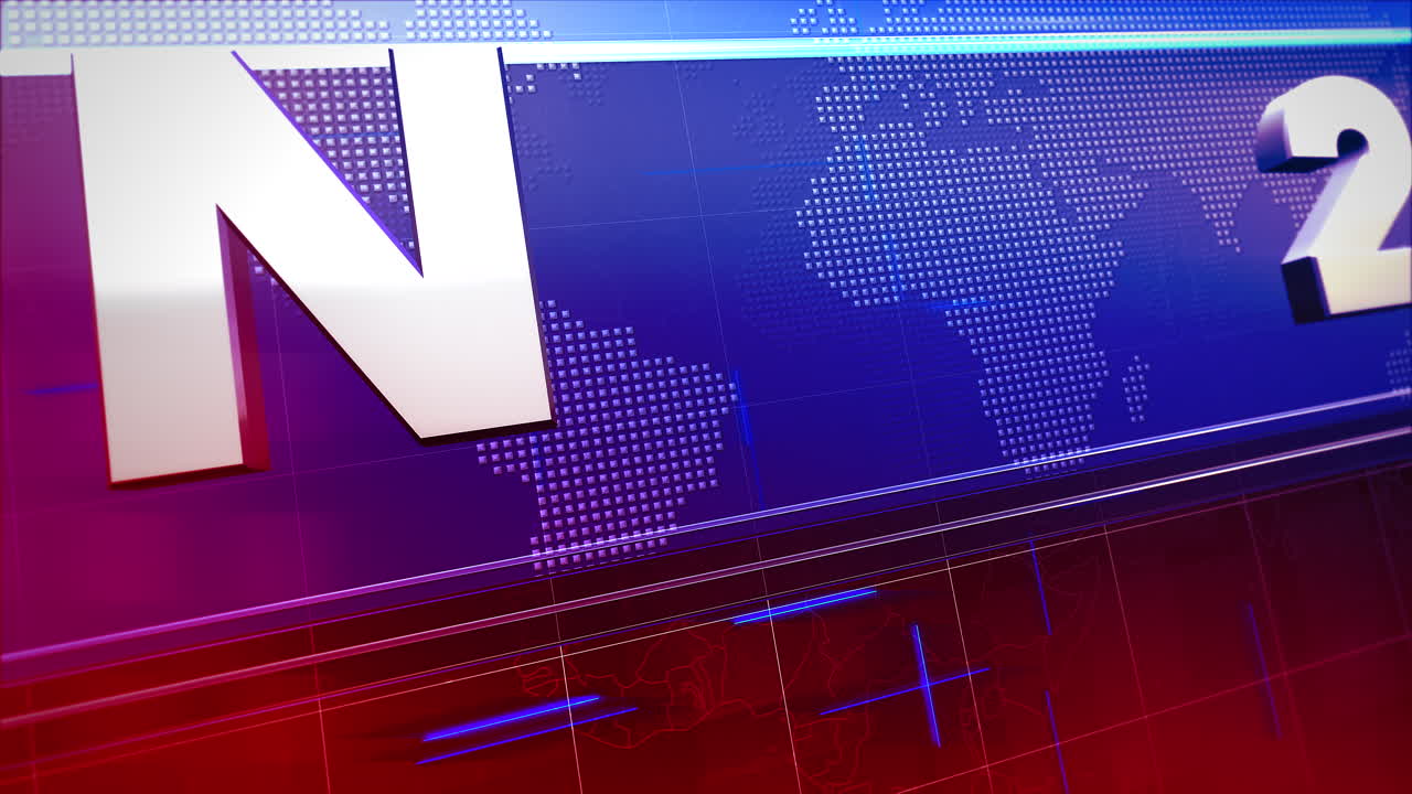 Premium stock video - Animation text 24 news and news intro graphic with lines and world map in ...