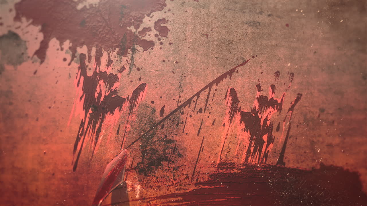 Premium stock video - Animation mystical horror background with dark ...