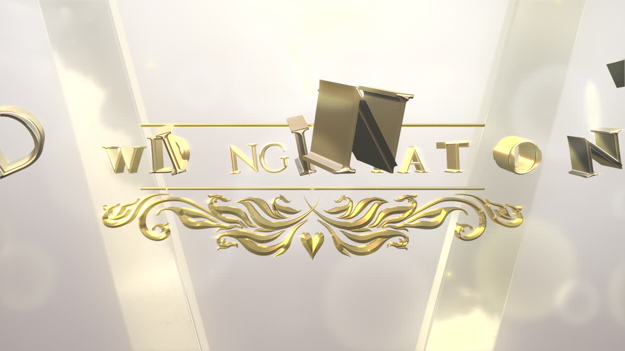 Premium stock video - Closeup text wedding invitation with motion white ...