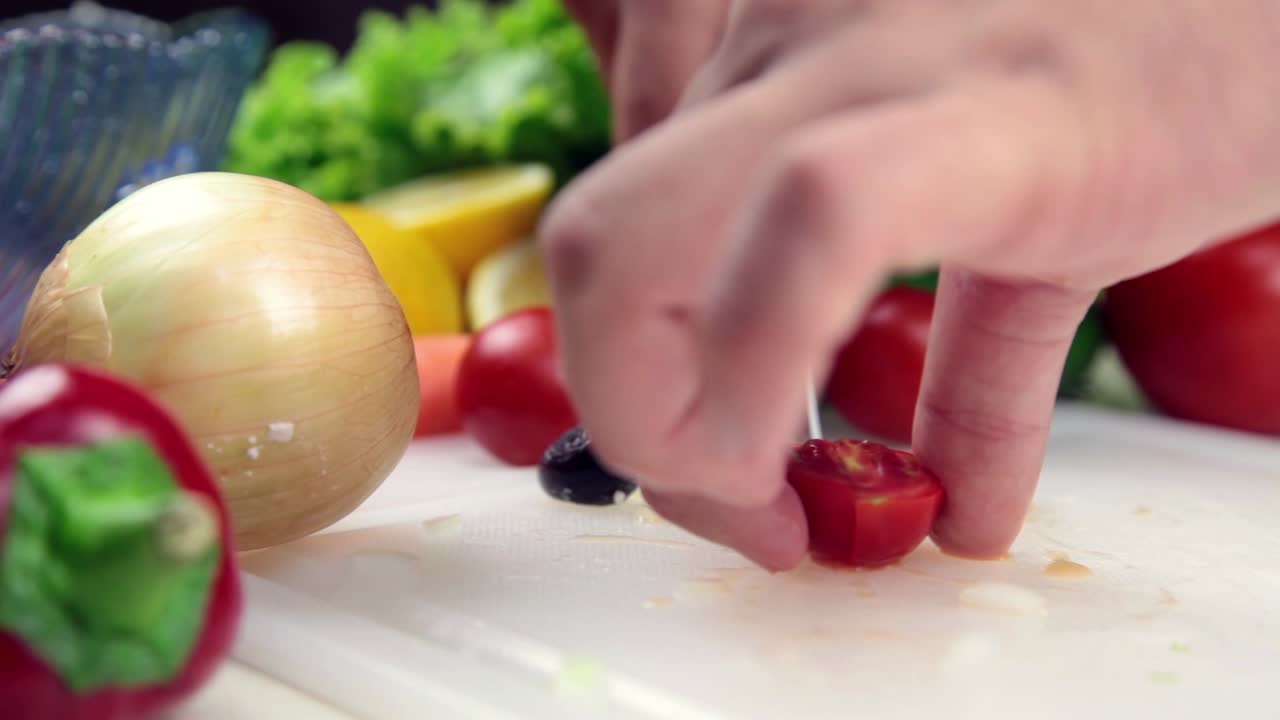 Premium stock video - Making cook in the kitchen 2