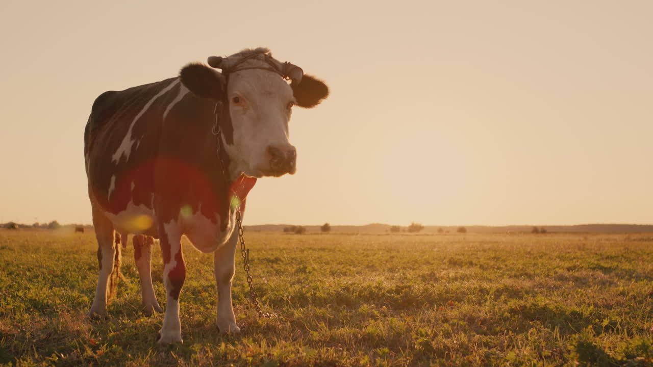 Premium stock video - Funny cow stares at the camera 2