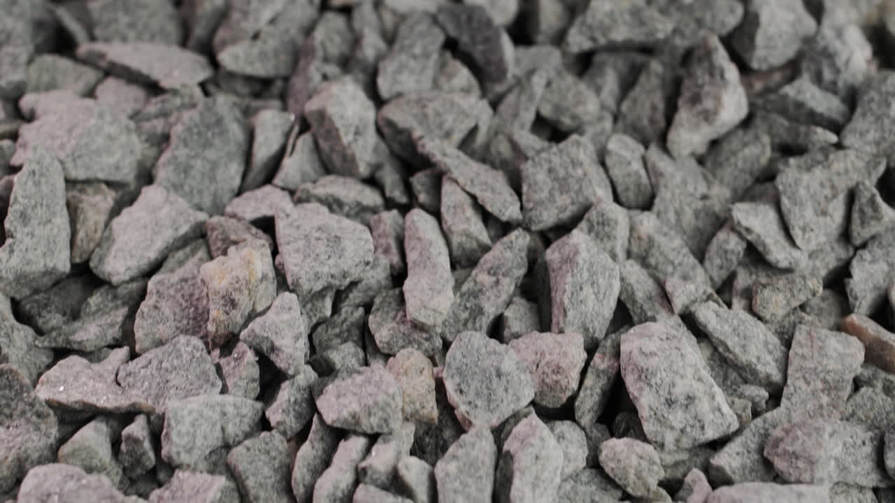 Premium stock video - Rubble used in concrete
