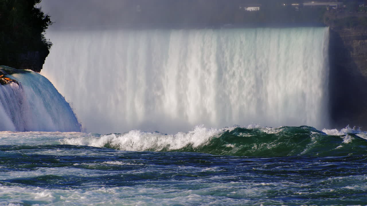 Premium stock video - The famous waterfall niagara falls a popular spot ...