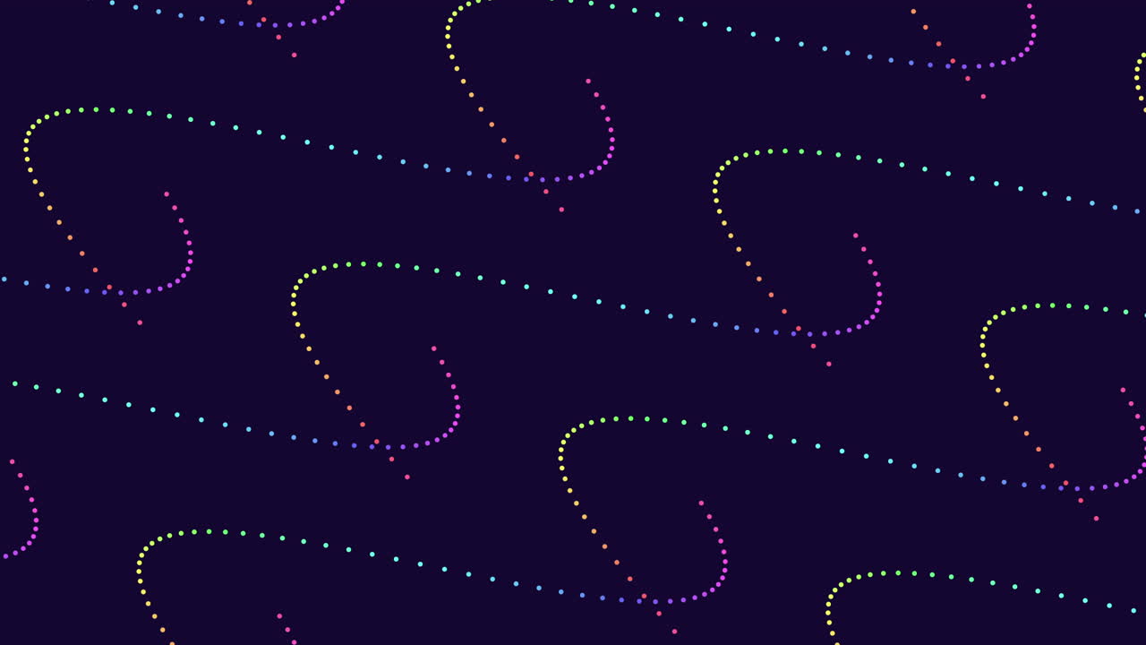 Premium Stock Video Abstract Colorful Waves Pattern