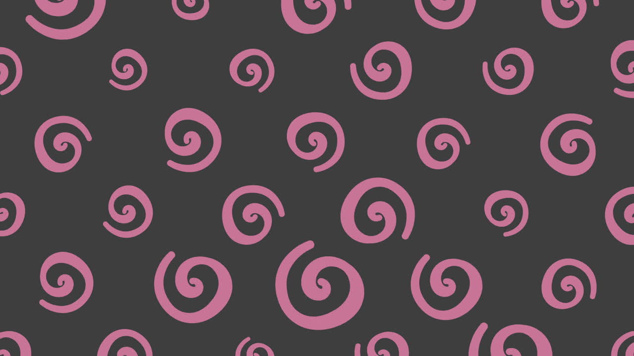 Premium stock video - Dark red spiral lines in vertigo