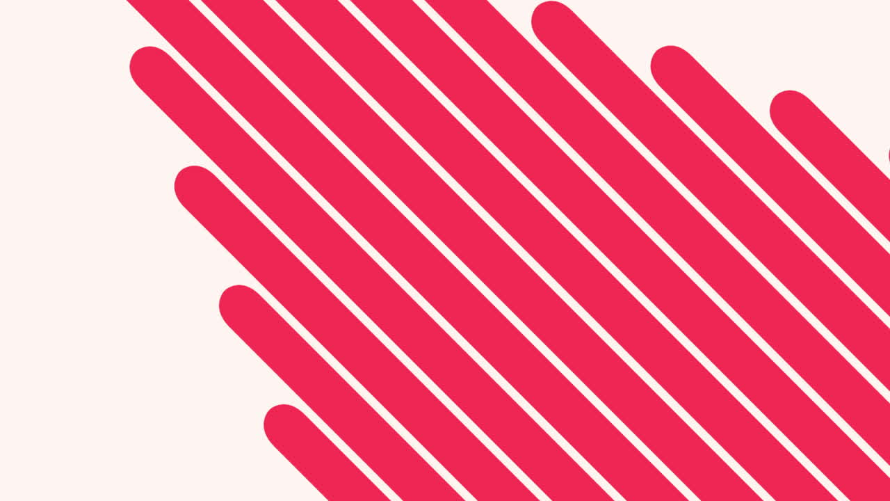 Premium stock video - Red stripes geometric pattern