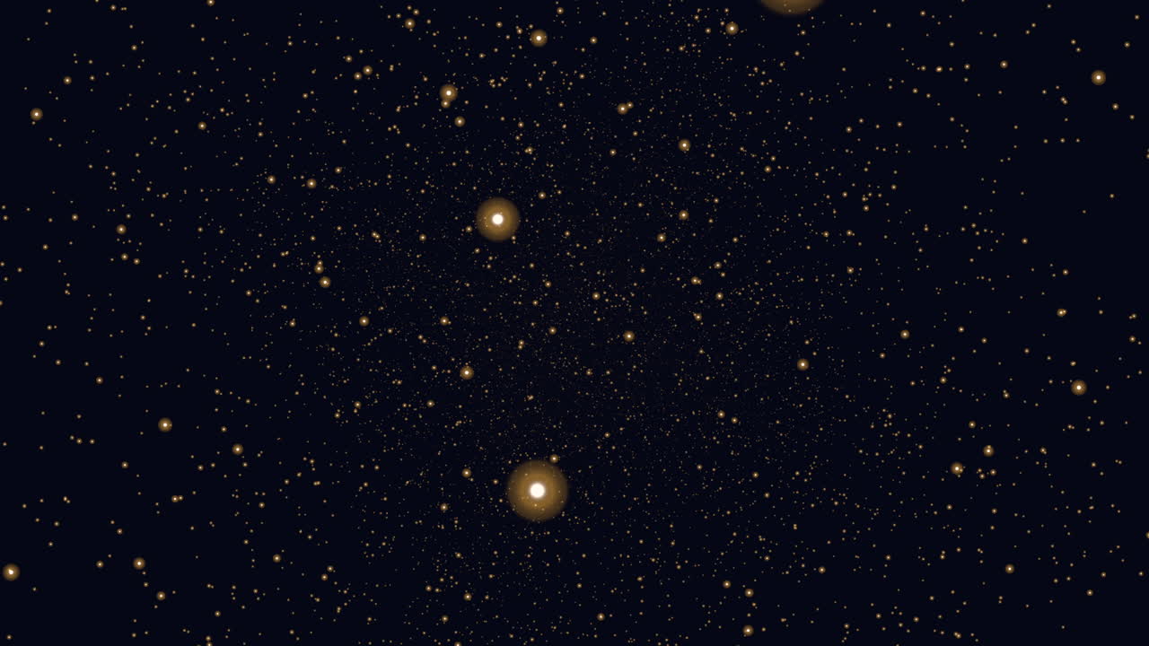 Premium stock video - Deep dark galaxy with fly dust and stars