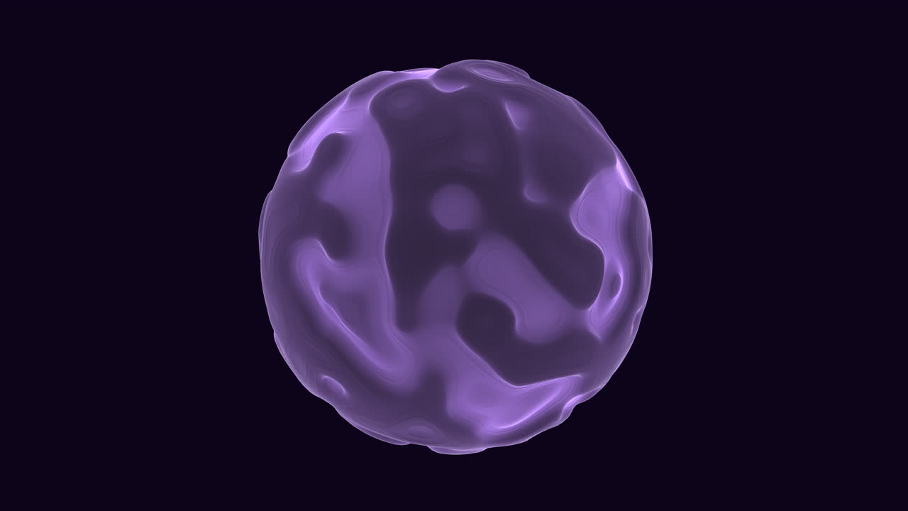 Premium stock video - Metallic, futuristic and psychedelic purple ...