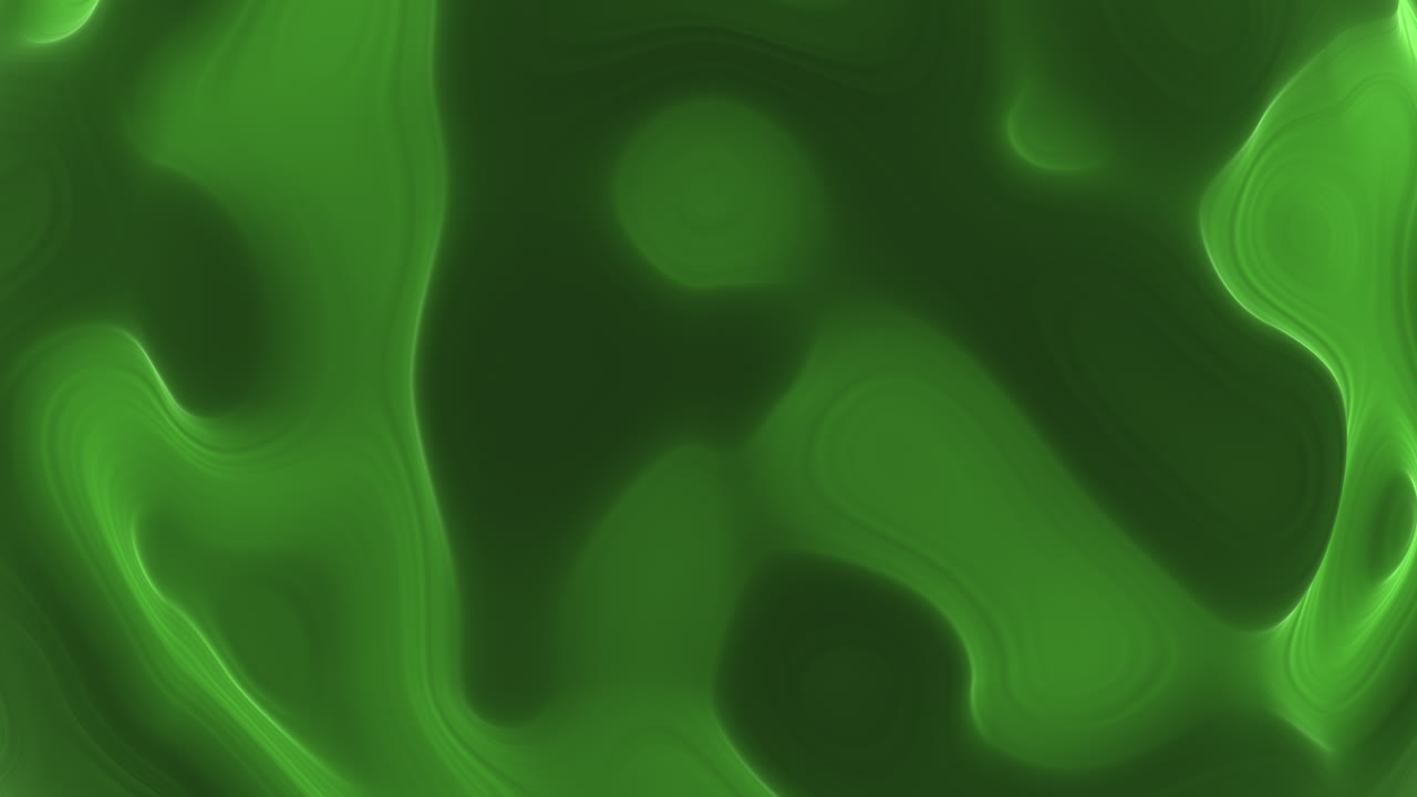 Premium stock video - Green flowing elegance waves