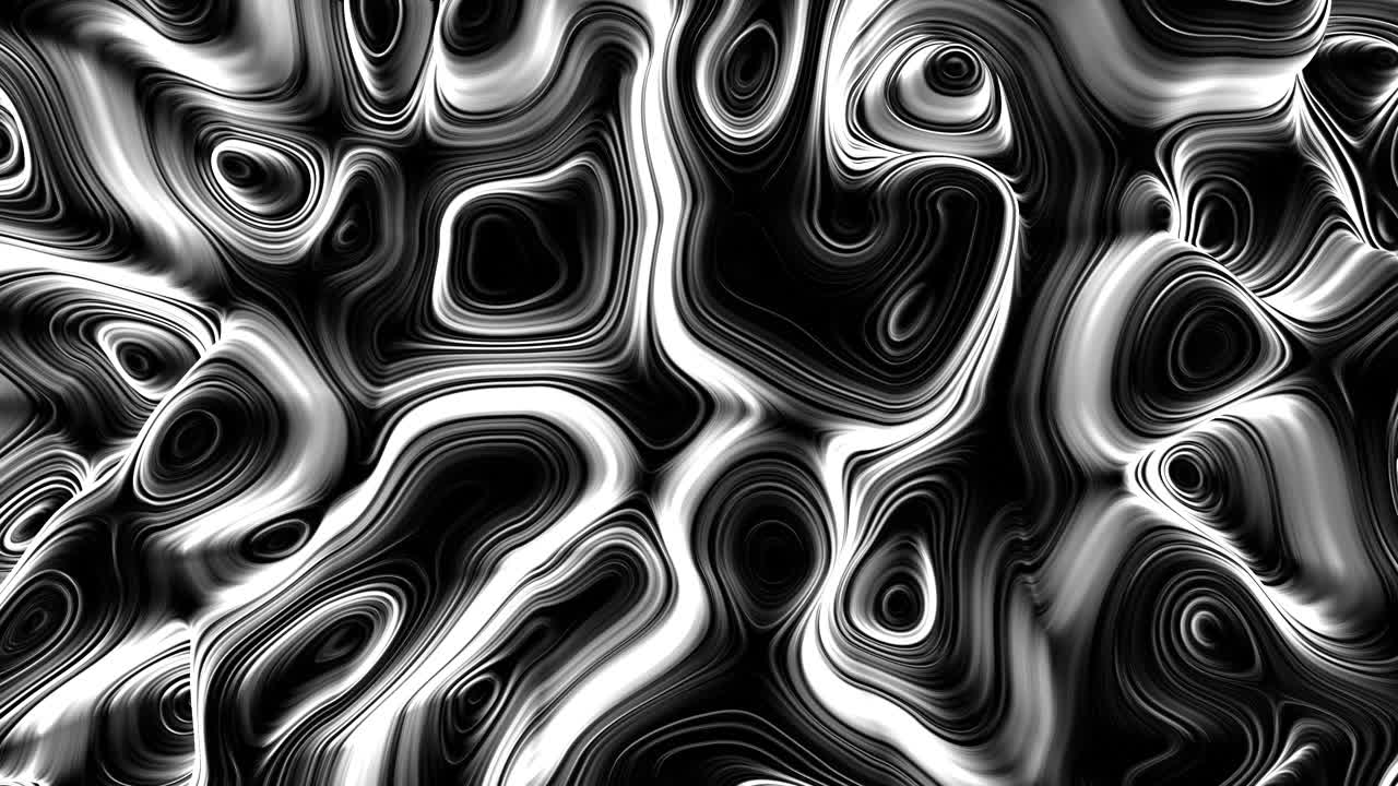 Premium stock video - Elegance black and white gradient waves pattern